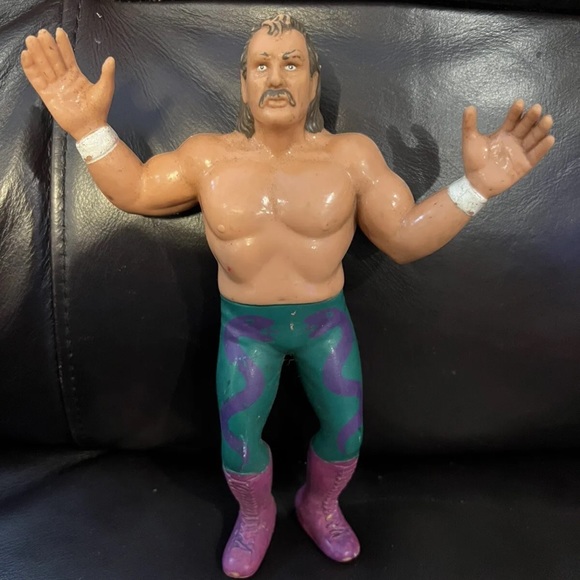 Toys | Vintage Wwf Ljn Wrestling Superstars Figure Jake The Snake ...